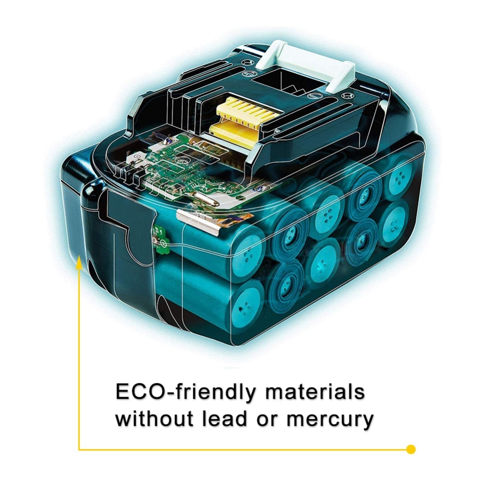 2.0Ah-8.0h Replacement for Makita 18v Rechargeable... – Grandado