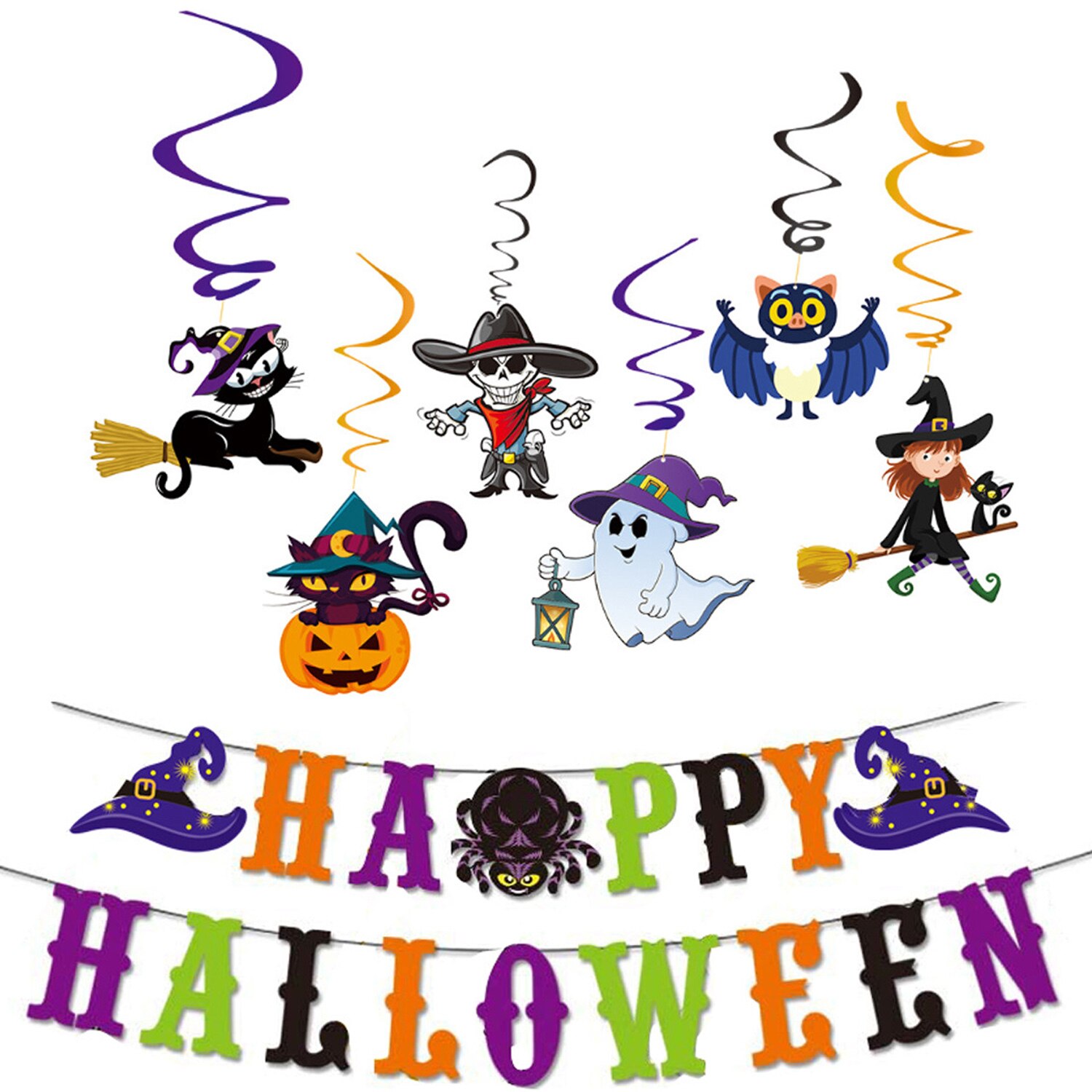 Halloween Trick or Treat Door Signs Kit Door Hange... – Grandado