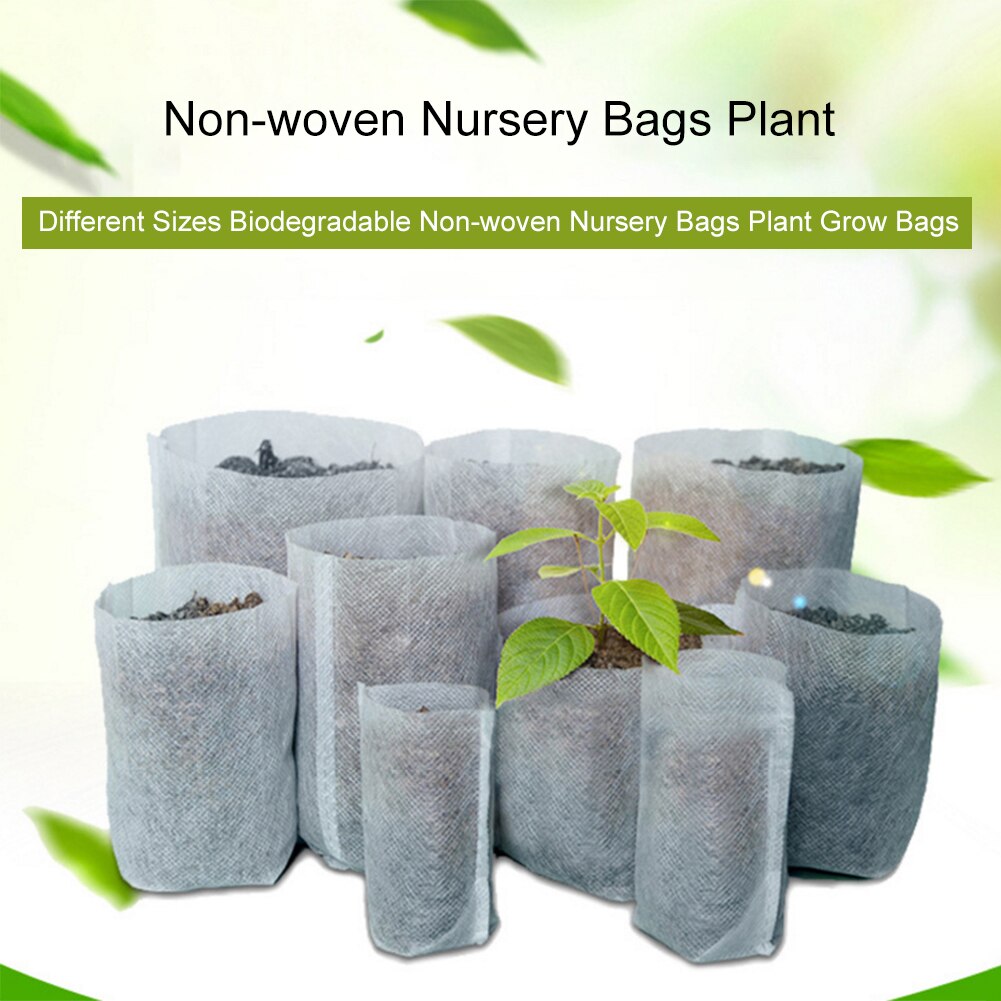 Tela no tejida Biodegradable planta de vivero bols... – Grandado