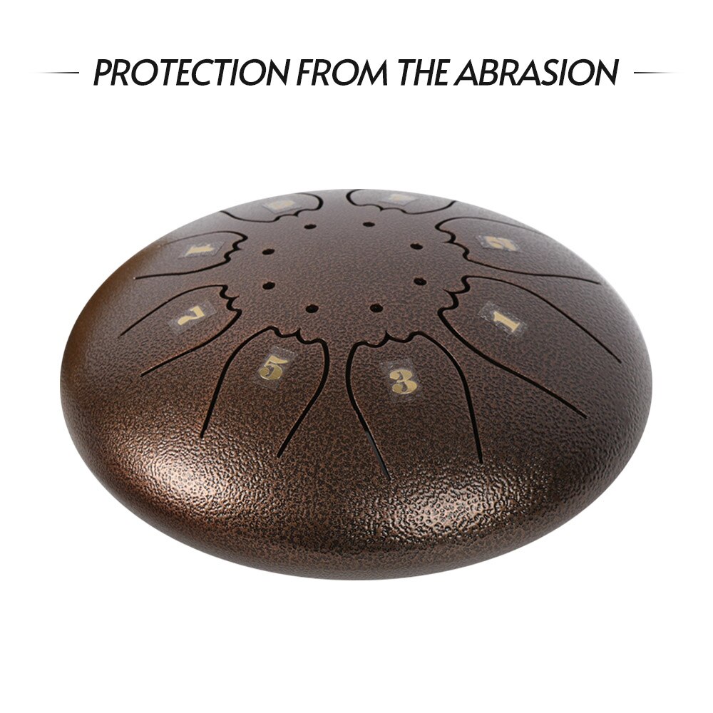 Mini Steel Tongue Drum Metal Hand Drum 5 Inch C To... – Grandado