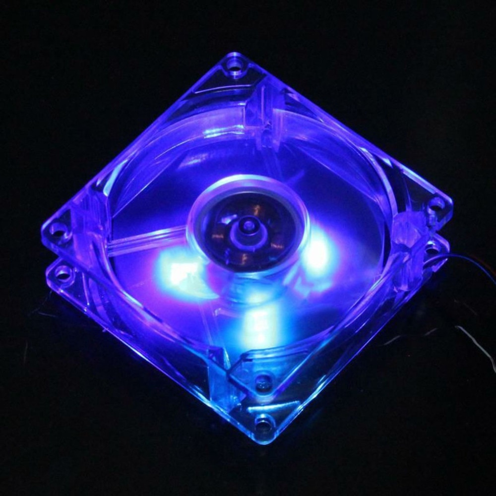 80mm LED Computer PC Fan 8025 Silent Cooling Fan 1... – Grandado