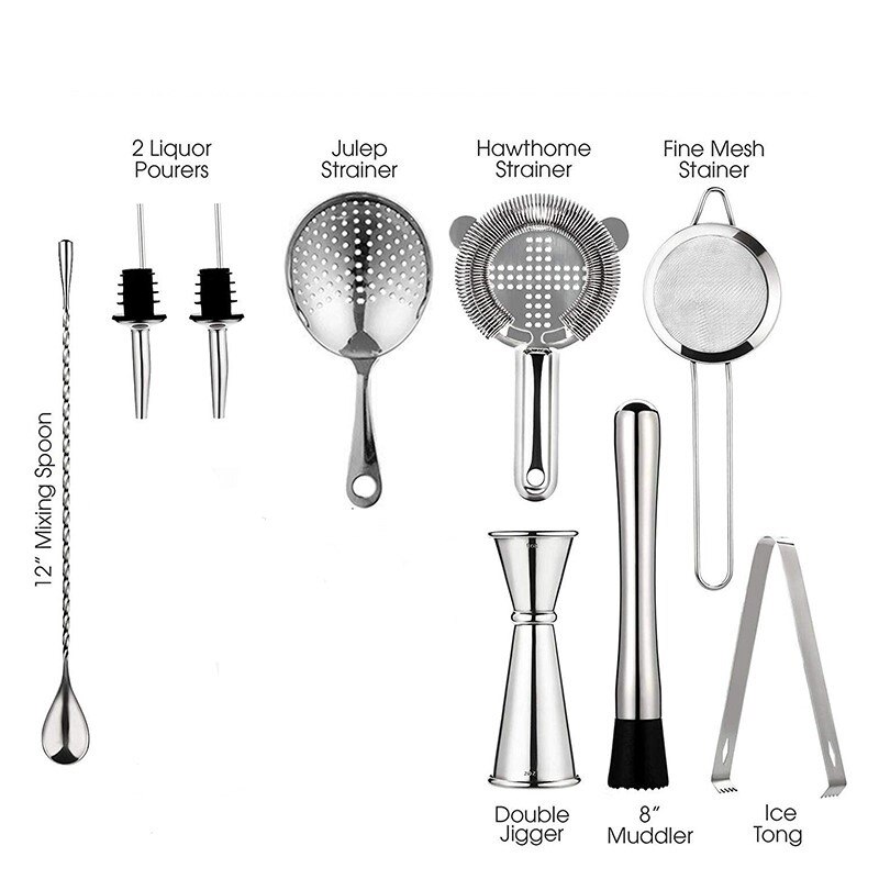9 Pezzo Bartender Kit da Cocktail Set – Grandado