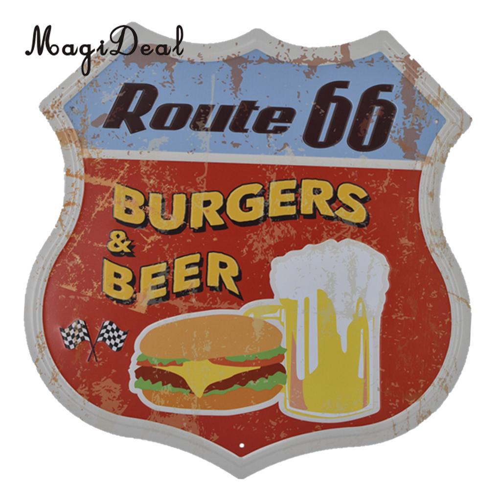 Vintage Retro Shield Shape Metal Tin Signs Poster ... – Vicedeal
