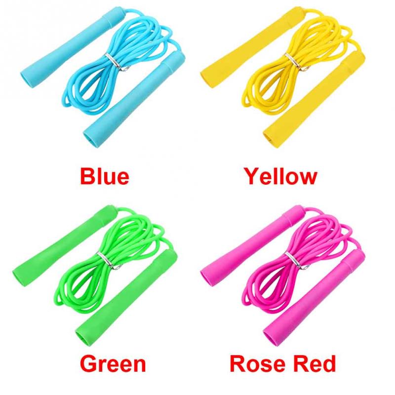 With Handle PVC Rubber Jump Rope Fitness Equipment... – Vicedeal