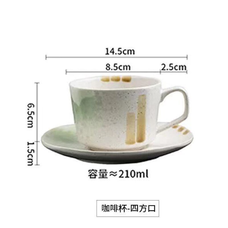 European Ceramic Retro Coffee Cup Set Korean Simpl... – Vicedeal