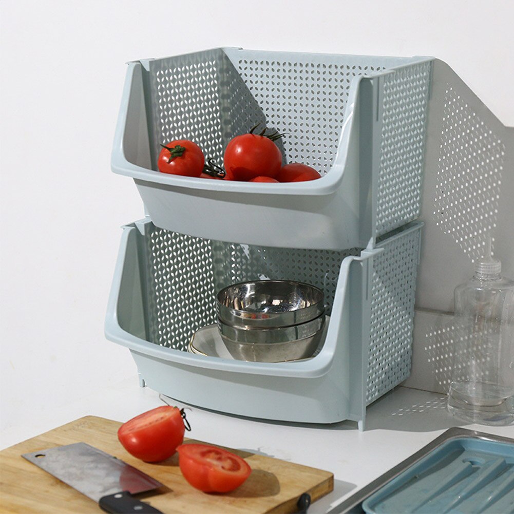 Kitchen Storage Basket Plastic Multi-functional Ho... – Grandado