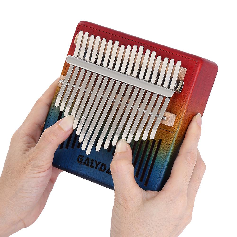 Kalimba 17 Key Mahogany Body Thumb Piano Gradual r... – Grandado