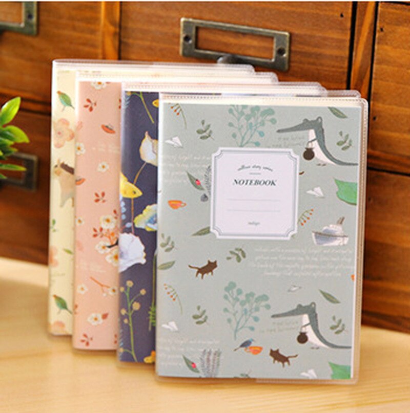 4 piece/set Student notebook plastic hardcover lin... – Grandado