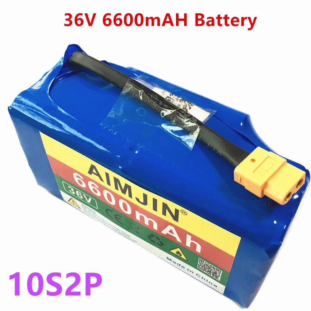 Original 36V 10s2p 6600mAH Li Ionen Akku 6,6 ah Do... – Vicedeal