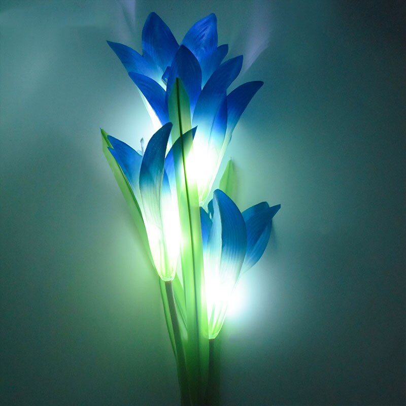 Outdoor LED Solar Light RGB Color Lily Garden Flow... – Vicedeal
