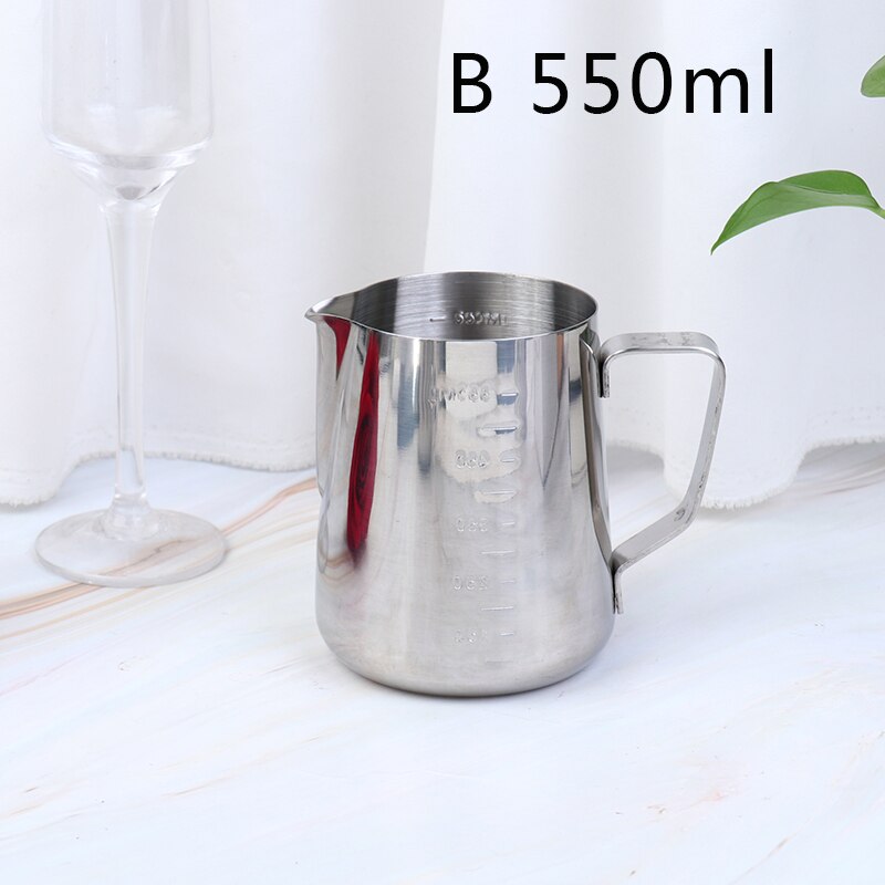 Milk Frothing Jug graduated tape Espresso Coffee M... – Grandado