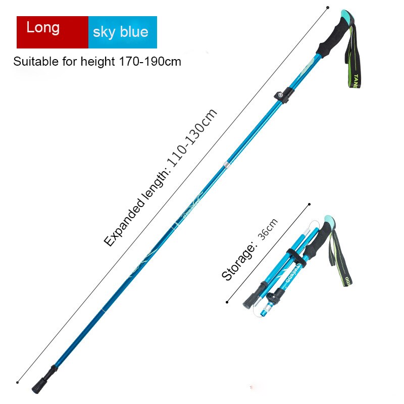 Trekking Poles Aluminium Vouwen Telescopische Outd... – Grandado