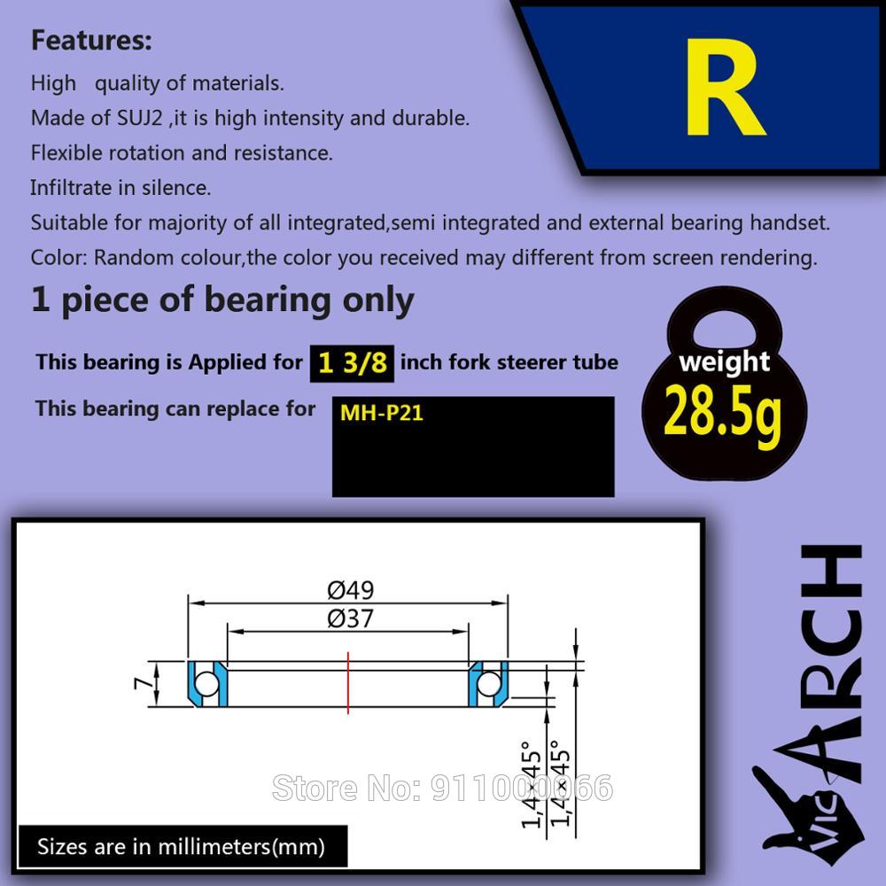 vicarch Bearing Road Bike MTB Headset 1 3/8"Bearin... – Grandado