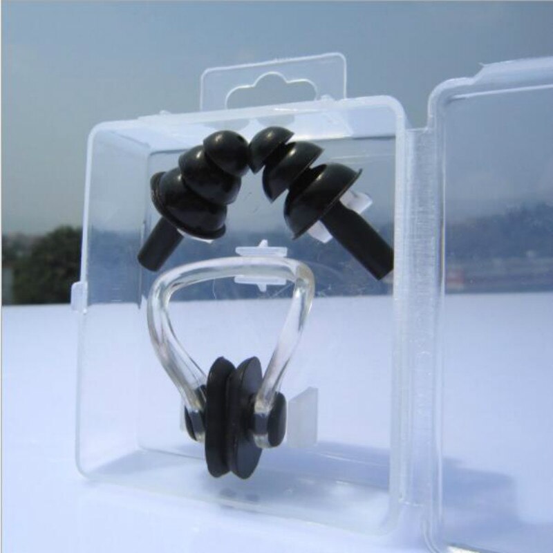 1Pair Silicone Ear Plug And Nose Clip for Sleeping... – Grandado