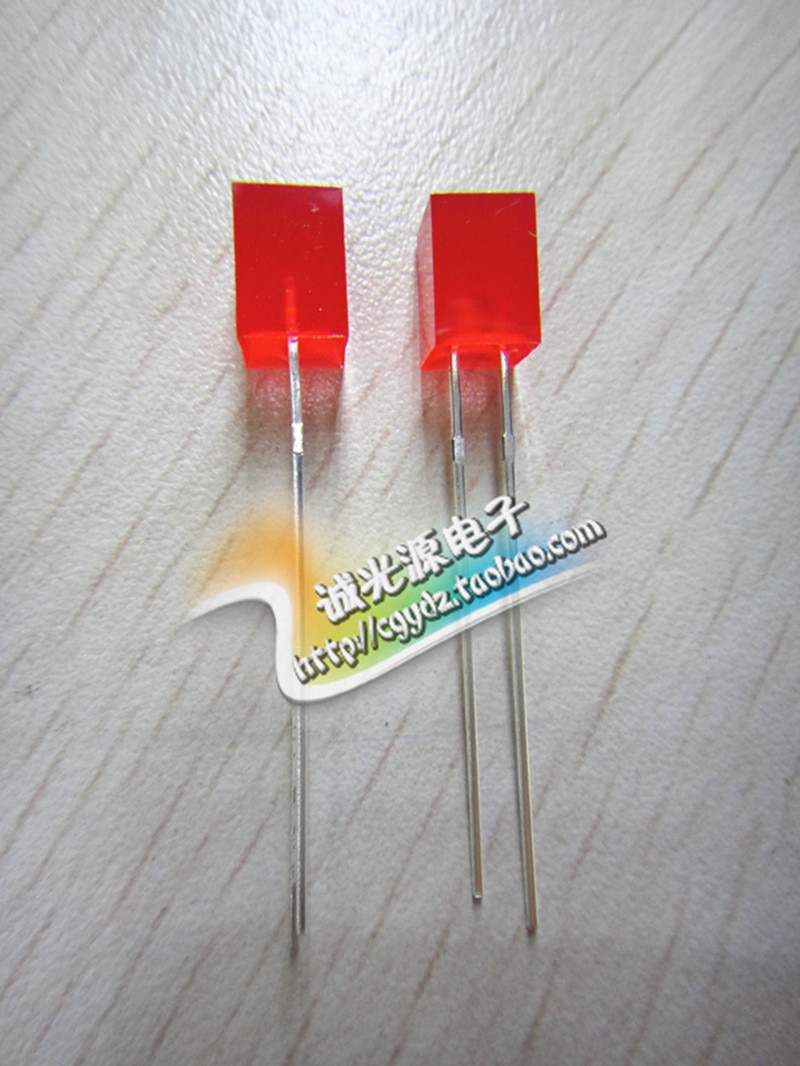 Rode 5X5X7 Led Licht 5*5*7 Light Emitting Diode La... – Vicedeal