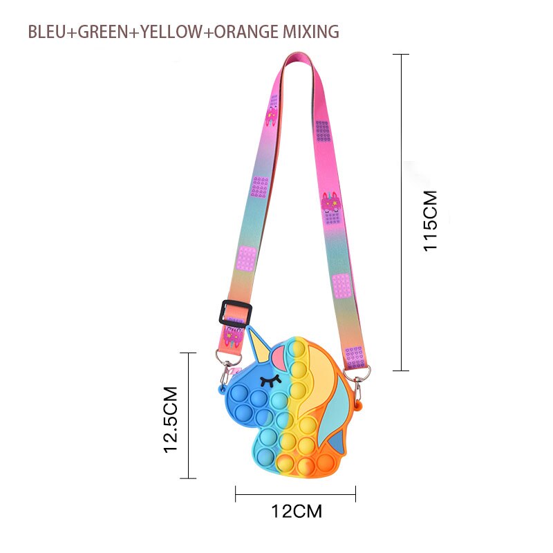 Anti Stress Ball Unicorn Coin Purse Toys For Child... – Grandado