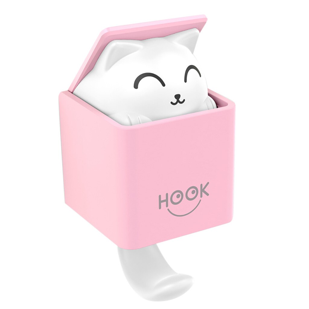 1 x Sucker haak Plastic Sterke Leuke Kat Zwaartekr... – Vicedeal