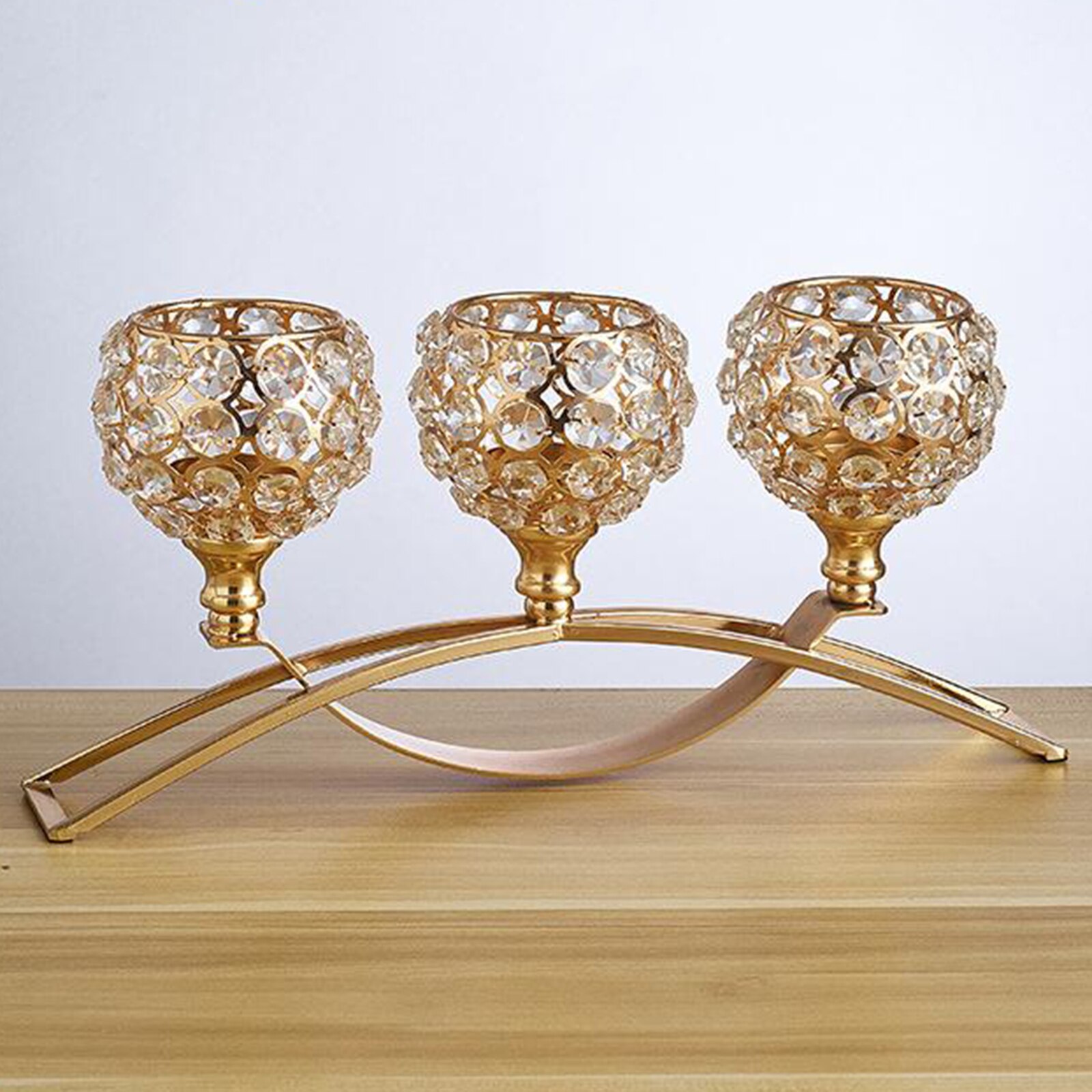 3 braços castiçal de cristal castiçal candelabros ... – Grandado