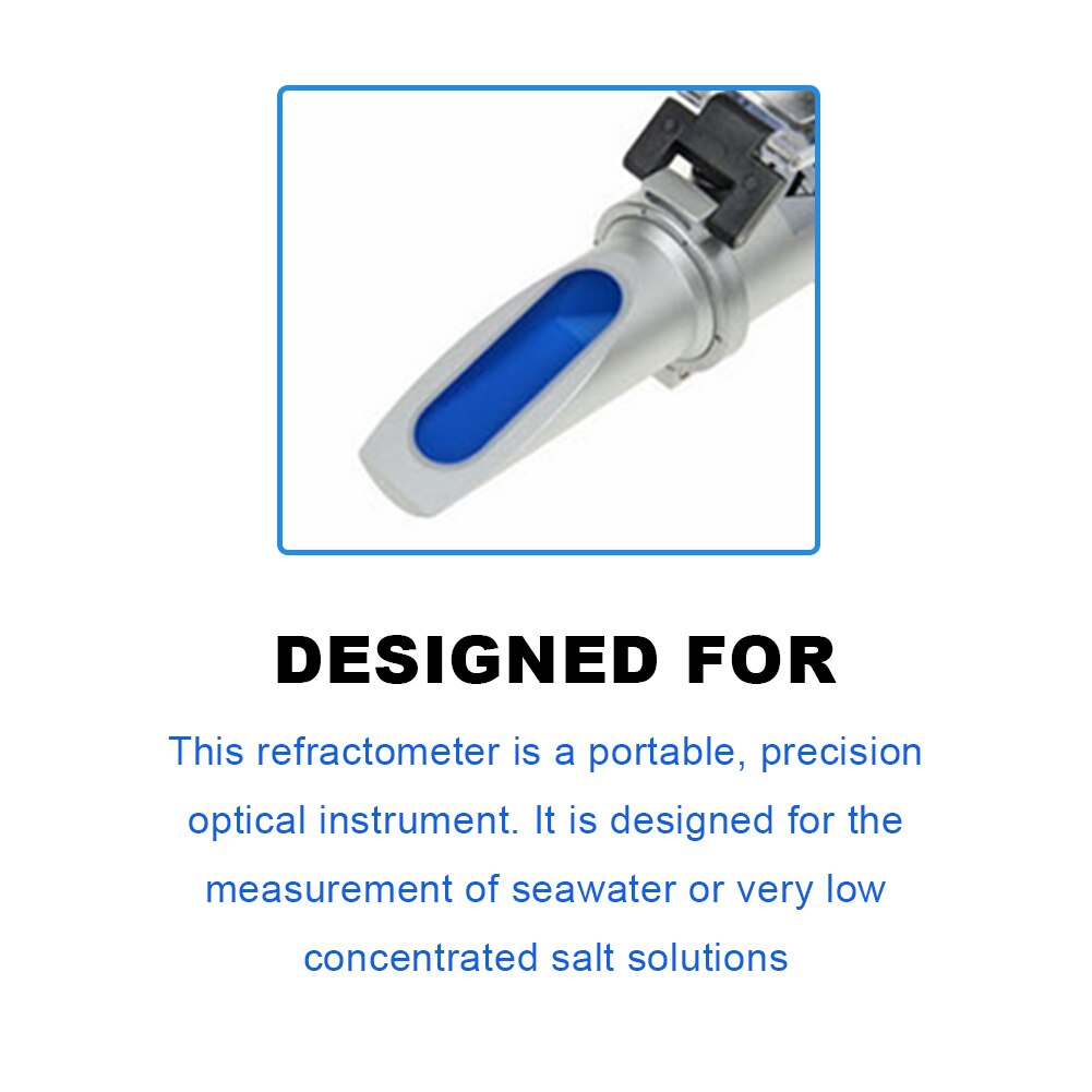Digital Refractometer Saltwater Salinity Tester 0-... – Vicedeal