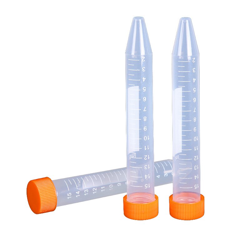 100pcs, 15ml Plastic Centrifuge Tubes, Conical Bot... – Grandado