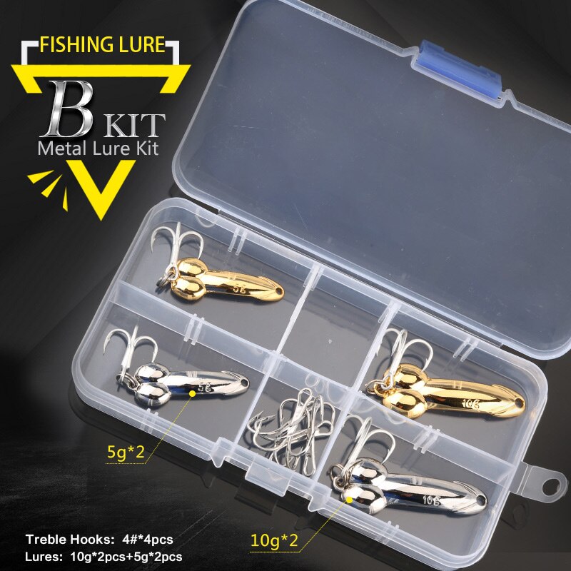 Mixed Colors Fishing Lures Spoon Bait Set Metal Lu... – Vicedeal