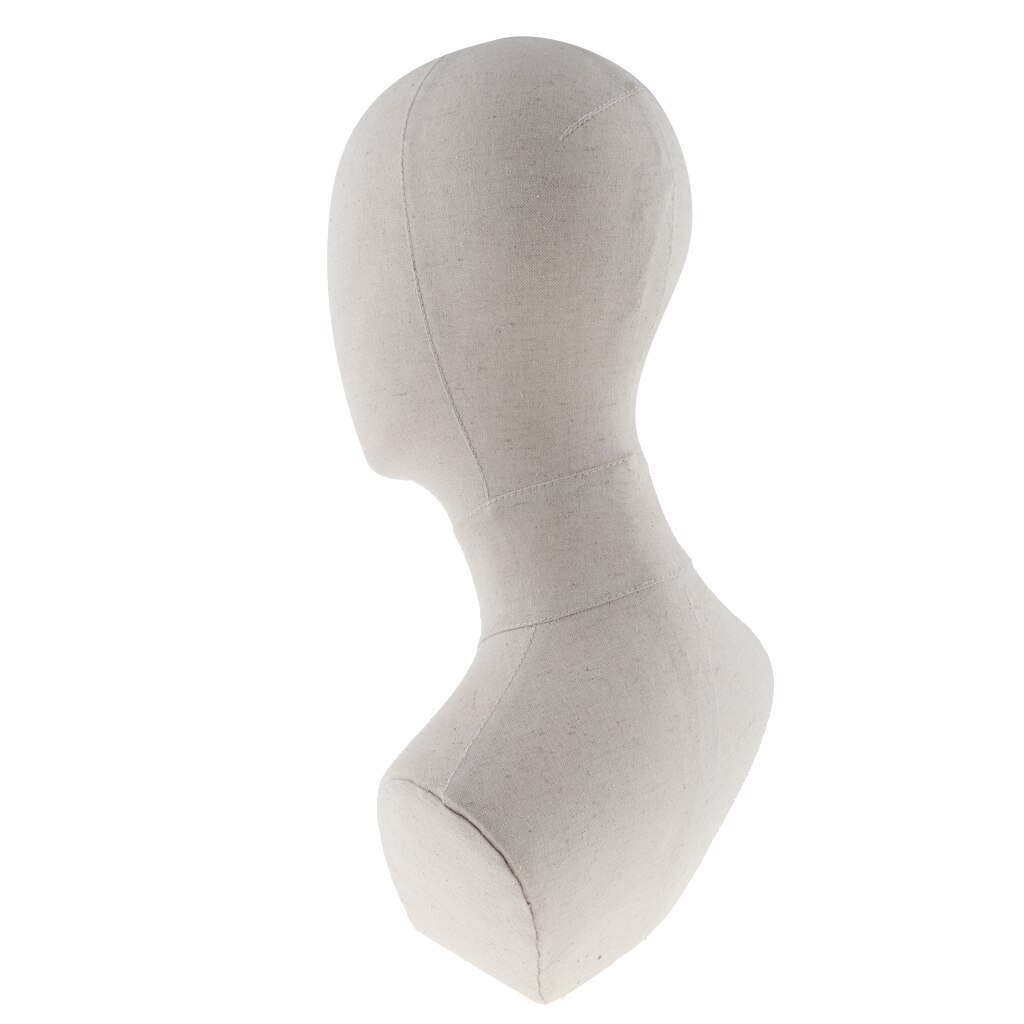 20' Canvas Block Head with Bust For Wigs Makin... – Vicedeal