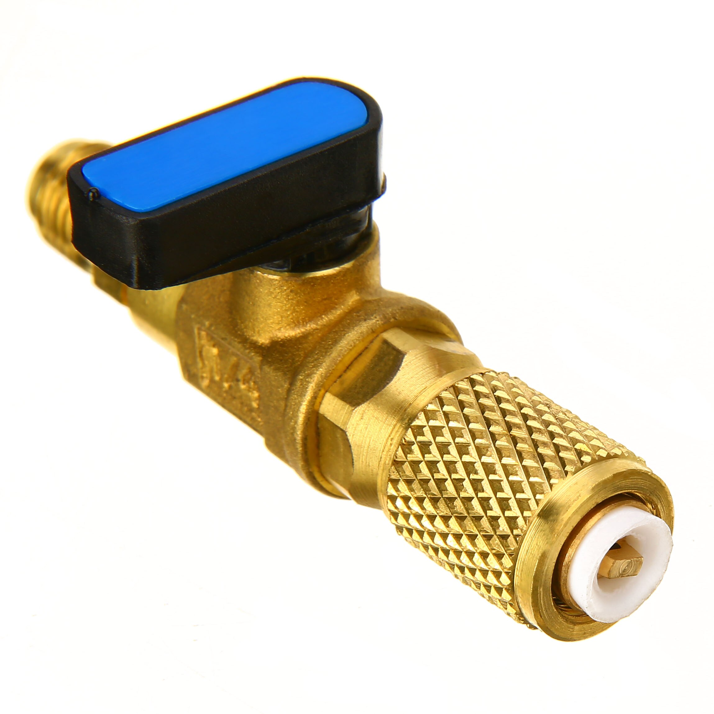 1PC HVAC A/C Straight SHUT-OFF Ball Valve Adapter ... – Vicedeal