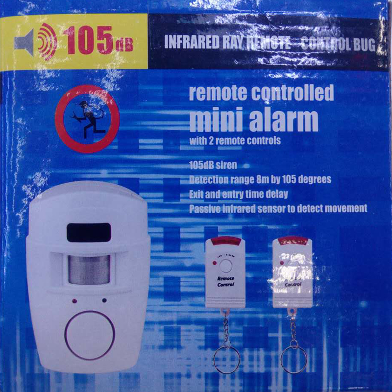 Mini alarma con control remoto inalámbrico, Detect... – Grandado