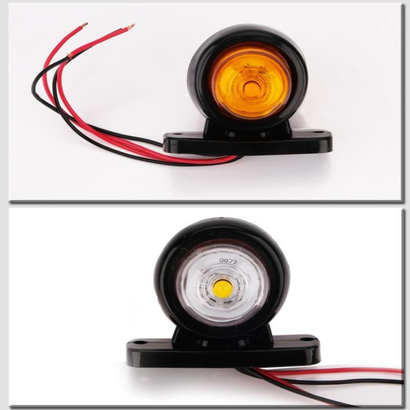 10Pcs 12V 24V Auto Led Flash Light Rood Geel Wit O... – Vicedeal