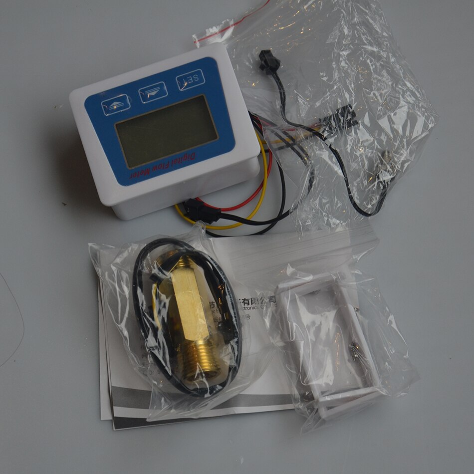 Digital Fuel Gauge LCD Display Water Liquid Flow M... – Vicedeal