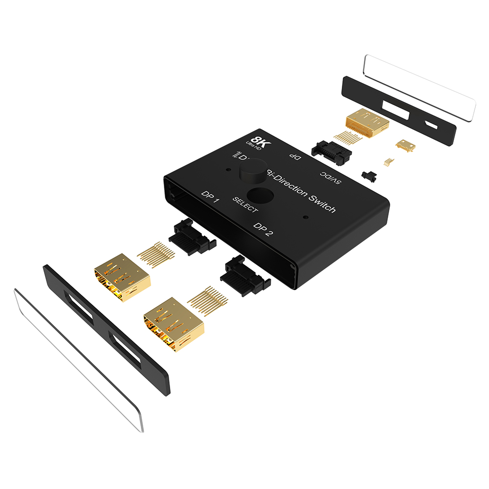 DisplayPort Switch DP 1.4 Bi-direction Switcher 8K... – Grandado