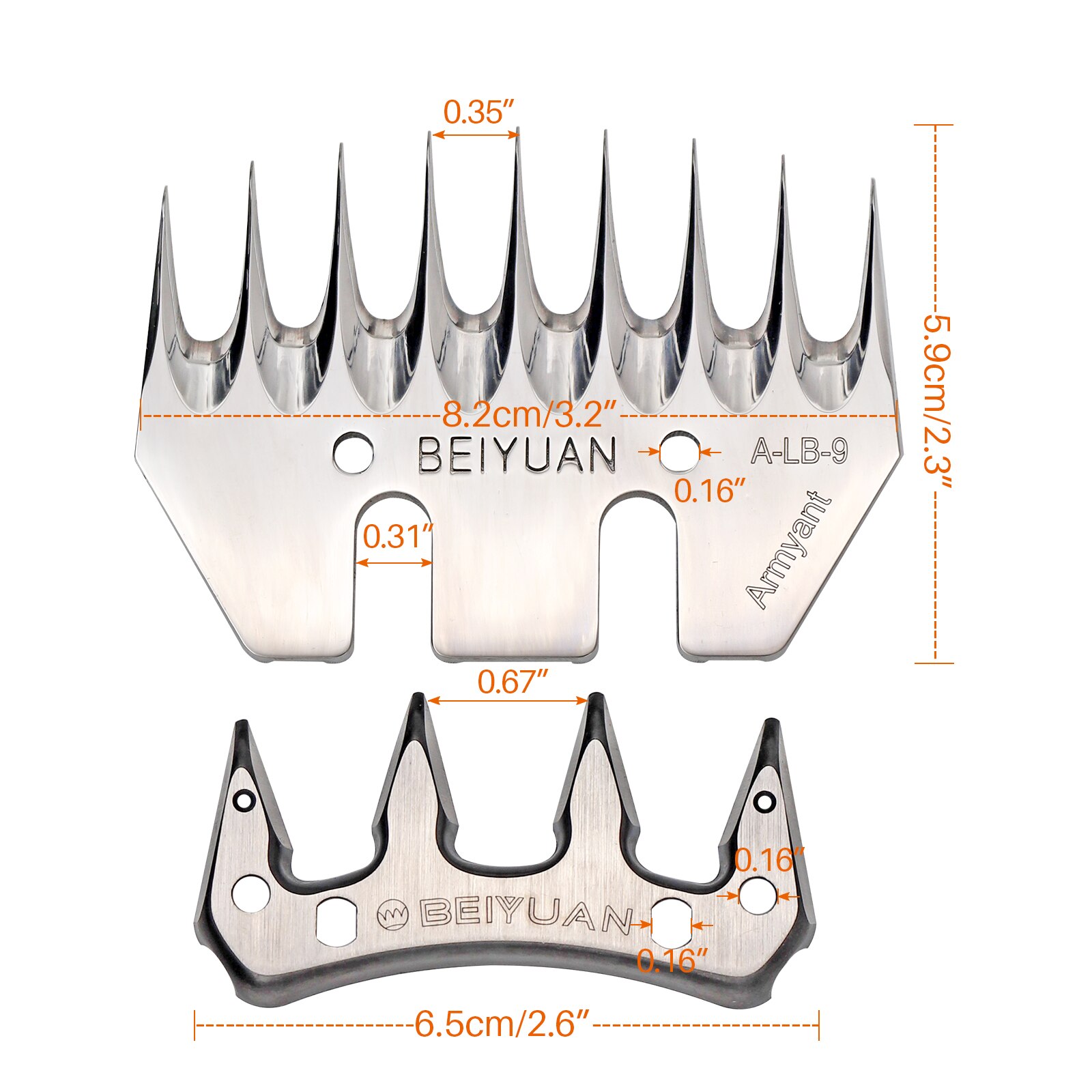 9 Teeth Goat Clipper Blade Shearing Machine Blade ... – Grandado