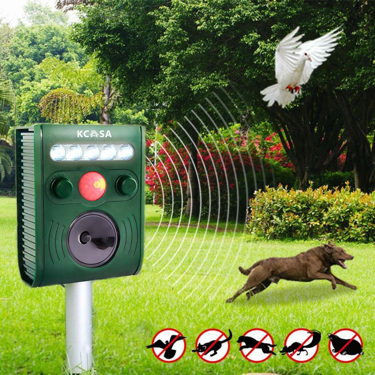 Solar- Tafeln Ebene Dispeller Garten Camping Auto ... – Grandado