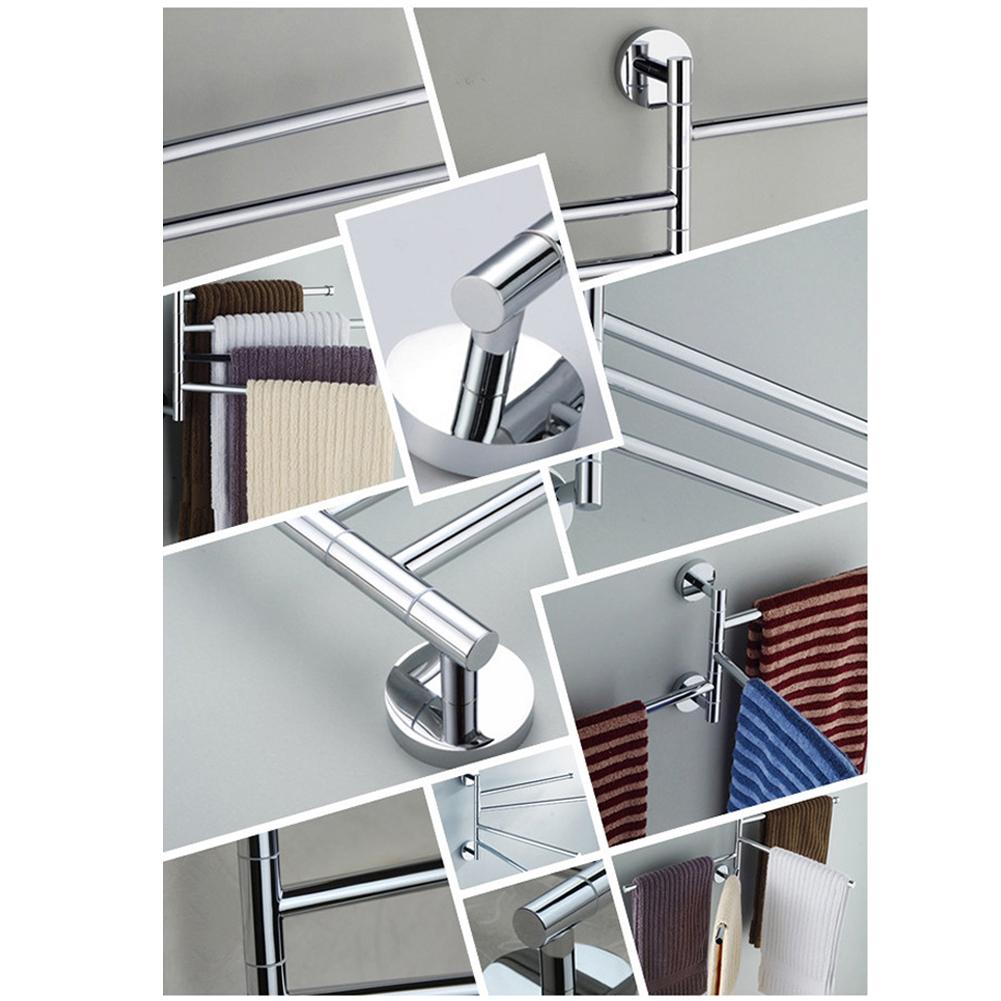 Bathroom Towel Rack Rotating Towel Holder Wall Mou... – Grandado