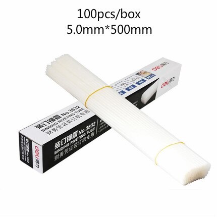 Deli 100pcs/box Binding Riveting Tubes Nylon Bindi... – Grandado