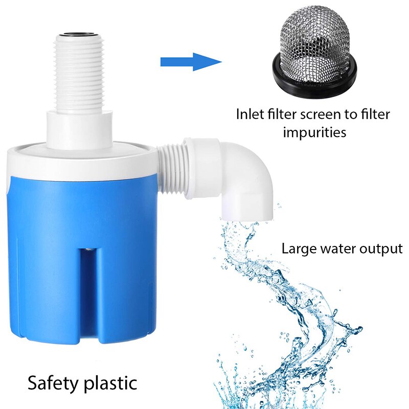 2 Pack 1/2 Inch Water Float Valve Inlet Float Valv... – Vicedeal