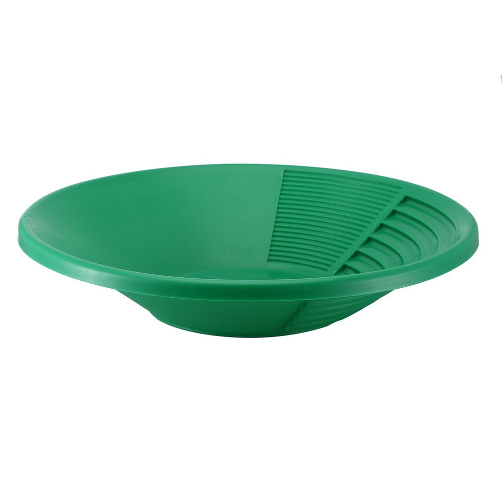 Plastic Gold Basin Nugget Mining Pan Dual Riffle D... – Grandado