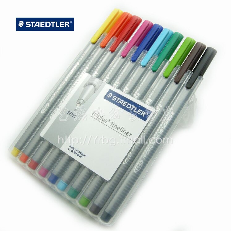 Staedtler 10 Kleuren Fiber Pen Naald Haak Lijn Pen... – Grandado