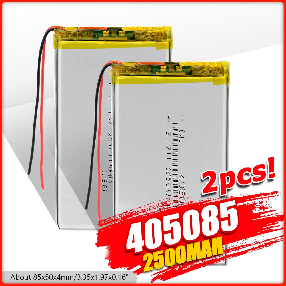 3.7V 2500mAh Li-polymer Battery 405085 For MP4 MP5... – Grandado