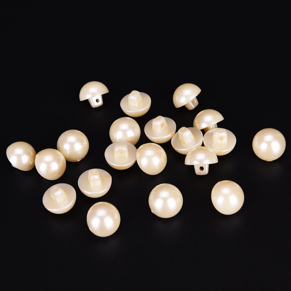 20Pcs 9-15Mm Witte Parel Klinknagels Knop/Ronde Ko... – Grandado