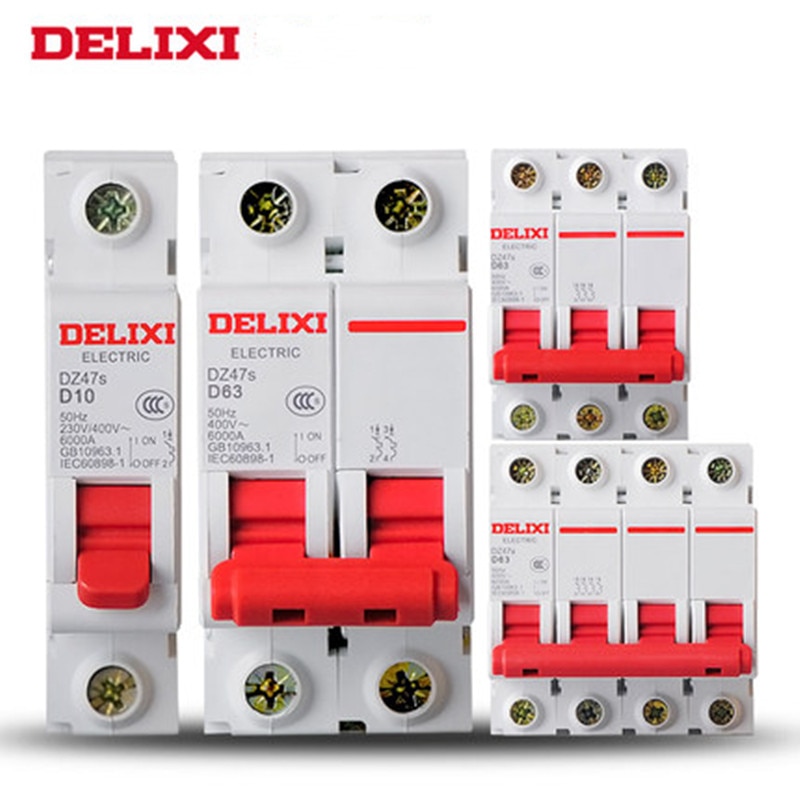 Delixi MCB -Mini circuit breaker DZ47s 1P 10A 16A ... – Grandado