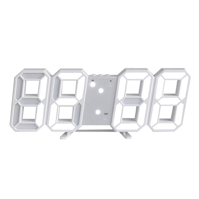 3D Digital Clock Simple and LED USB Electronic Clo... – Grandado