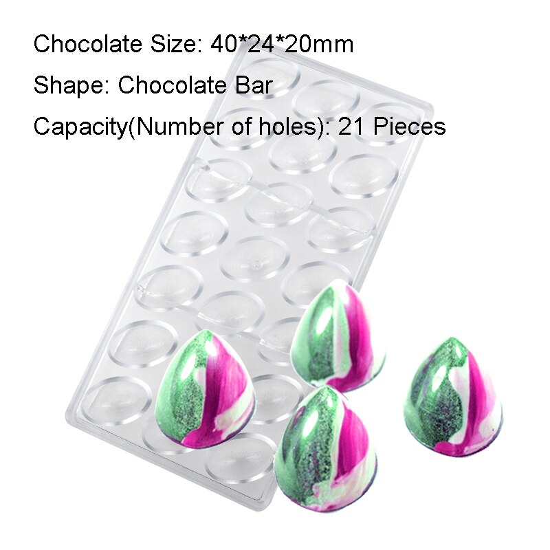 Chocolate Bar Plastic Mold Polycarbonate Tray Form... – Grandado