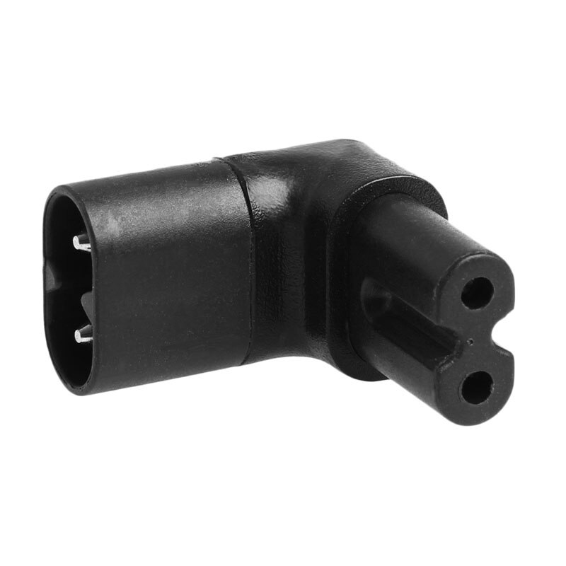 IEC 320 2-Pin C7 Female To C8 Male Right Angled AC... – Vicedeal