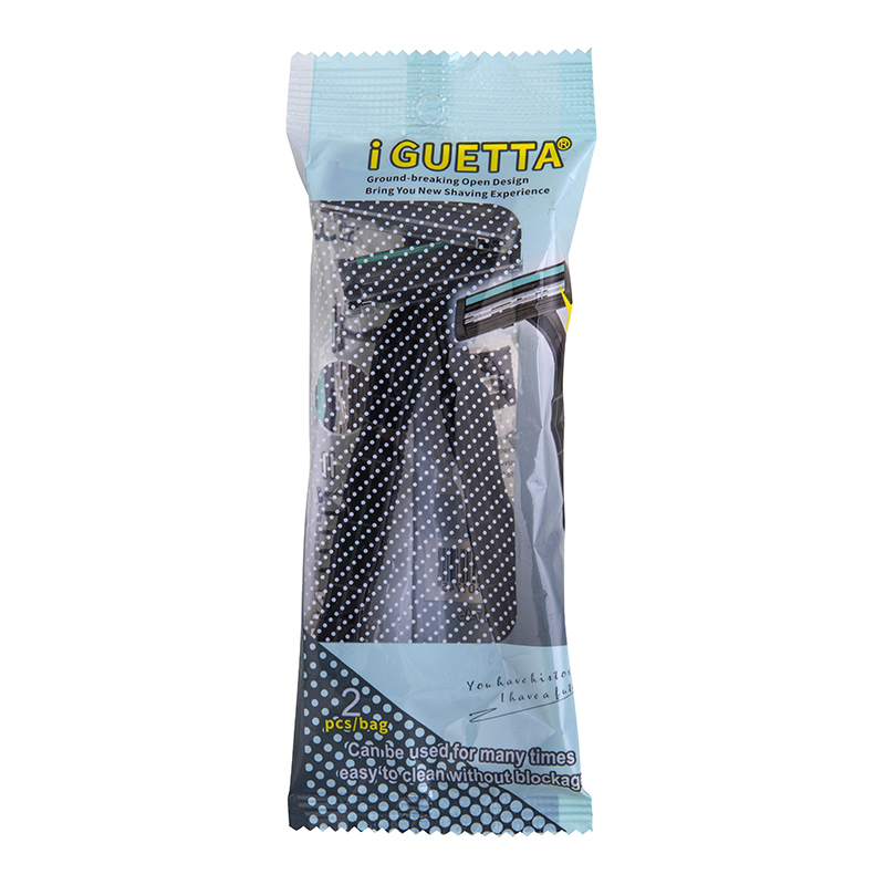 IGUETTA Razor Blades Black Disposable Razor Two-La... – Vicedeal