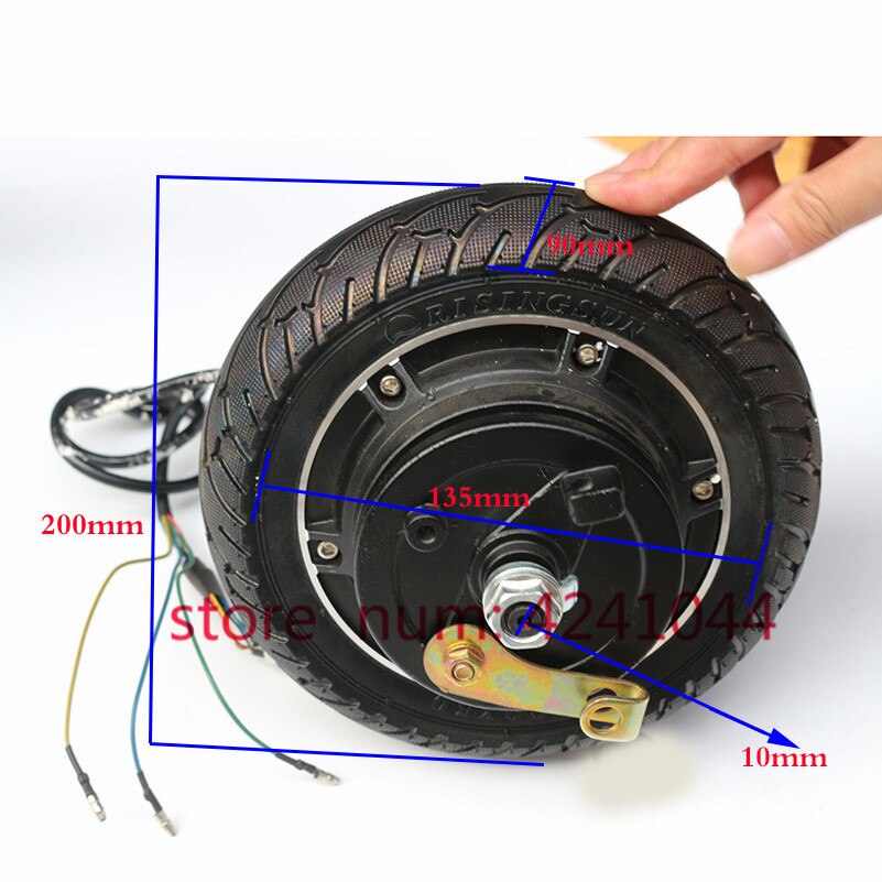 Elektrische Rolle Hub Rad Motor- 24V 36V 48V DC Bü... – Grandado