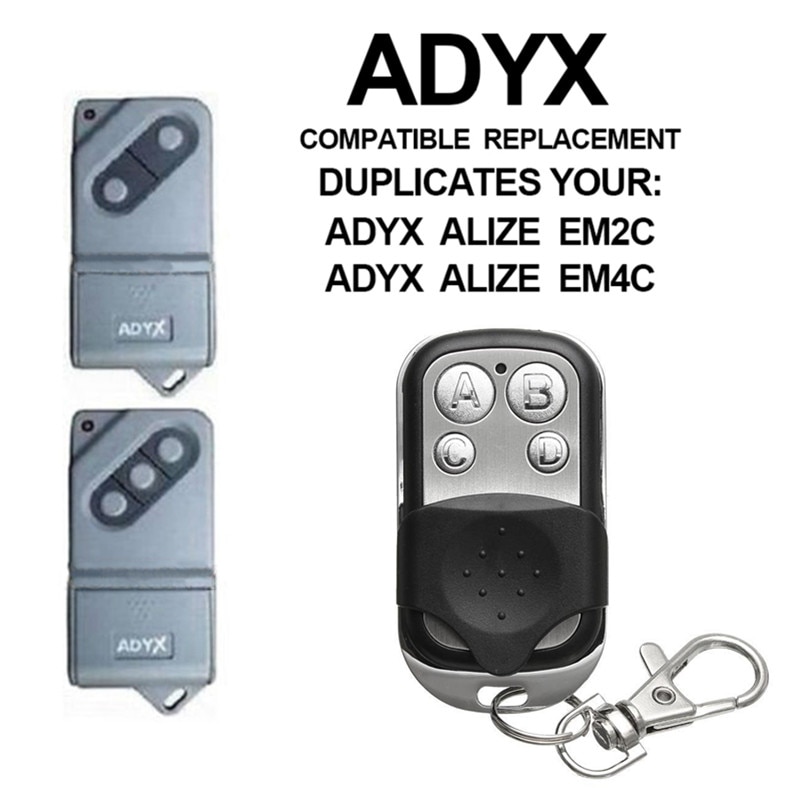 ADYX ALIZE EM2C, EM4C Universal remote control fob... – Grandado