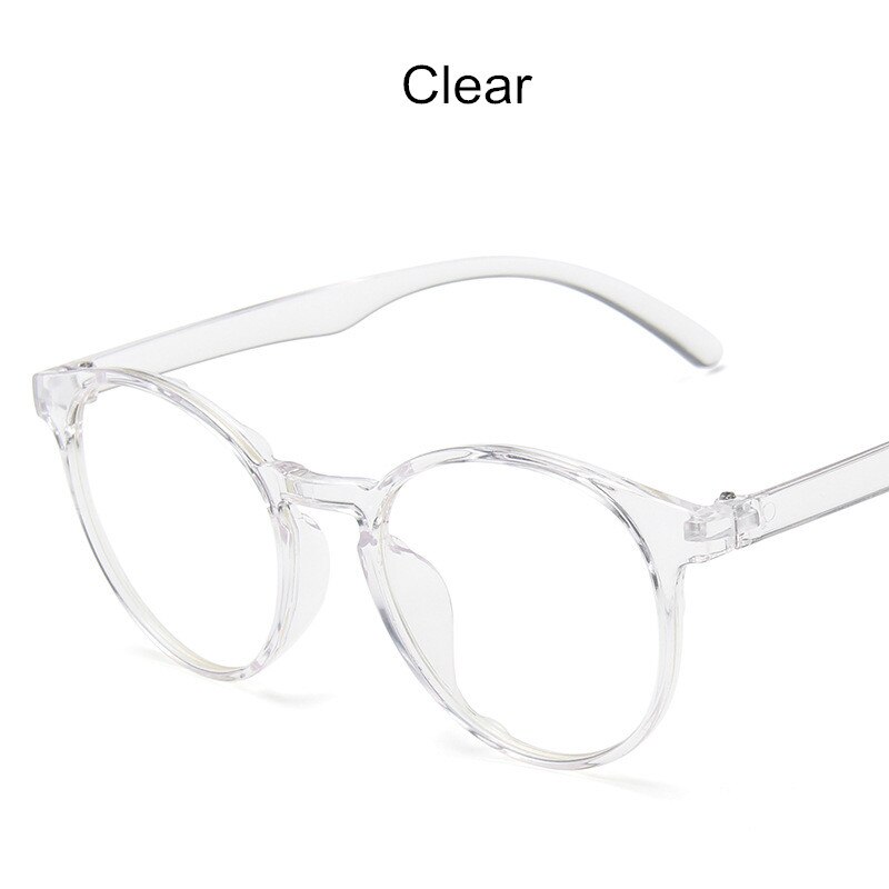 Rounds Plastic Anti-Blue Light Eyeglasses Women Op... – Grandado