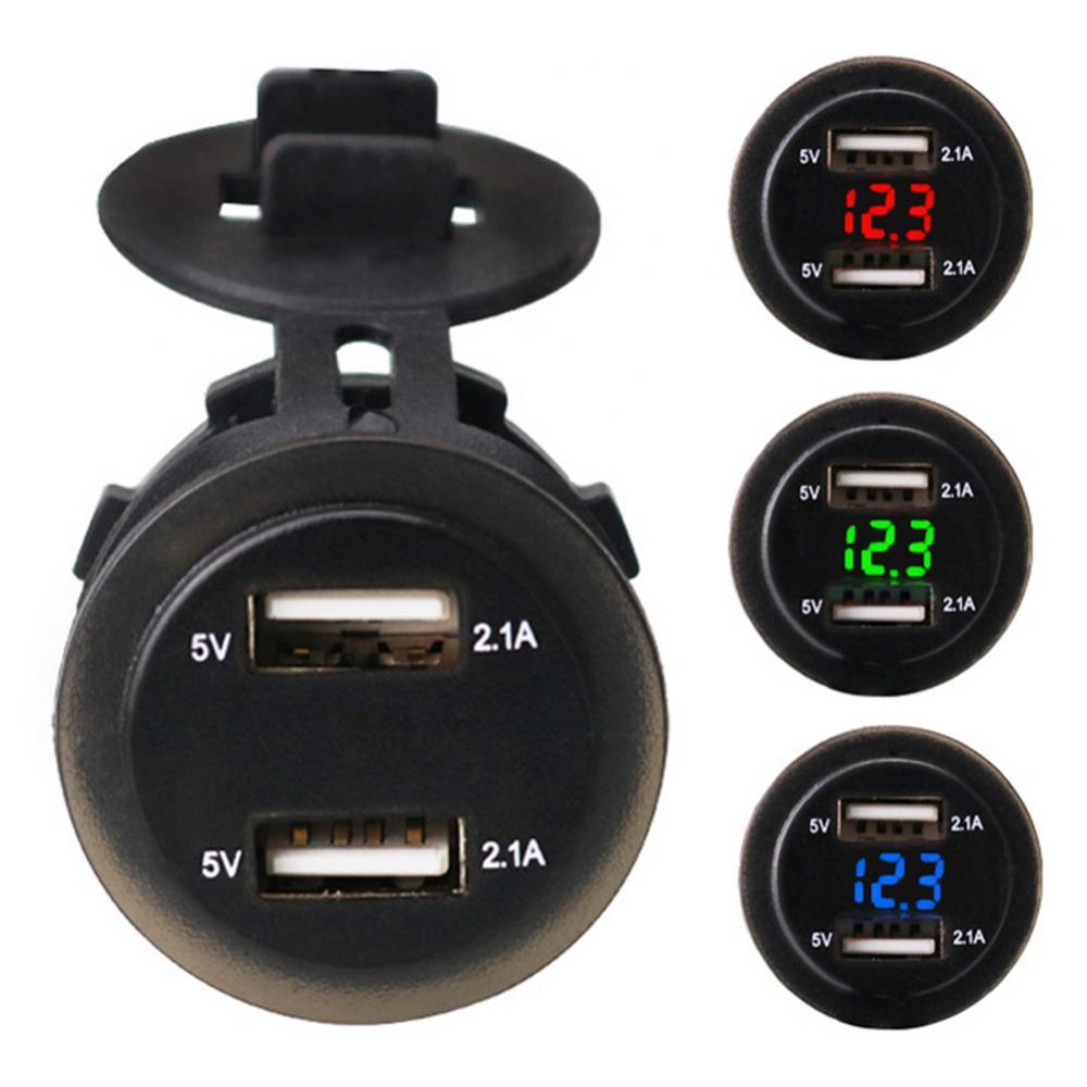 85% Sales! 2.1A Dual USB Ports Motorcycle Car Volt... – Vicedeal