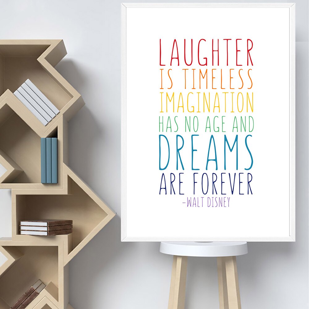 Watercolor Poster Inspirational Quotes Wall Art Ba... – Grandado